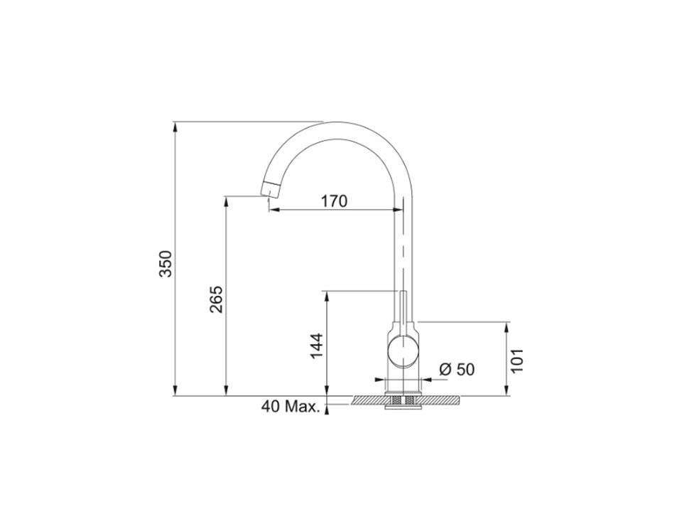 Franke Evye Armatürü Franke Polo Krom - 4,166.67 TL + KDV